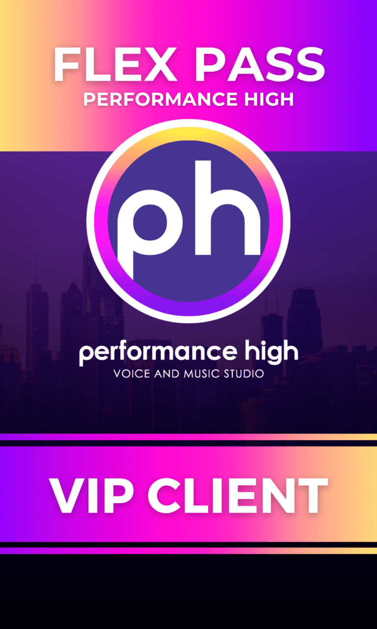 Flex Pass | Performance High Voice and Music Studio